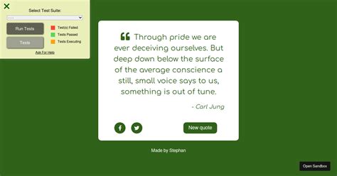 Random Quote Machine Codesandbox