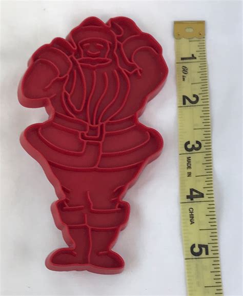 Vintage Red Tupperware Cookie Cutters ~ Holiday Christmas Tree