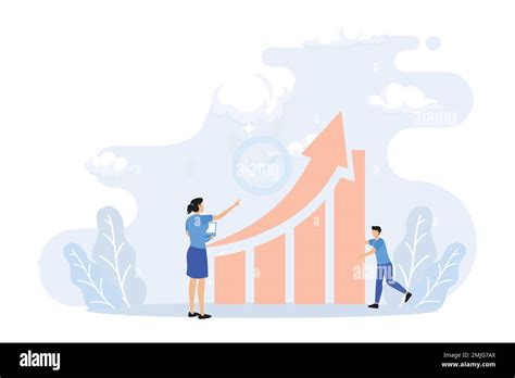 Digital Business Illustration Characters Generating Ideas Targeting Audience And Analyzing