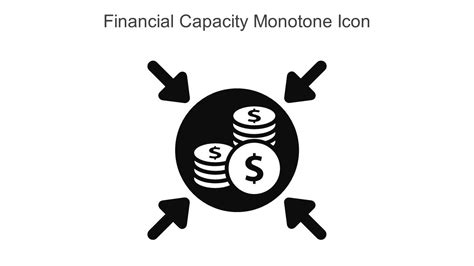 Financial Capacity Monotone Icon In Powerpoint Pptx Png And Editable