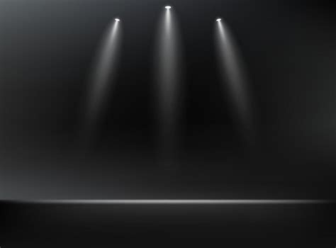 Black Spotlight Background With Dark Background Space For Selling