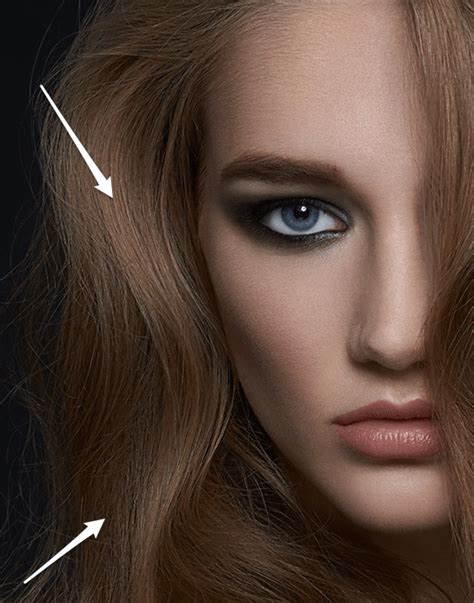Adding Shine To The Hair Using Custom Photoshop Brush And Luminosity