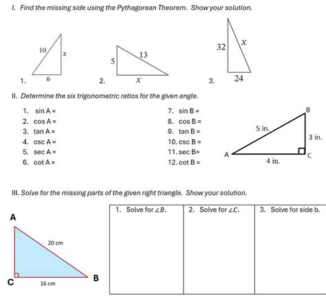 I Find The Missing Side Using The Pythagorean StudyX