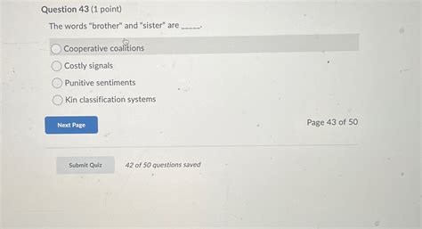 Solved Question 43 1 ﻿pointthe Words Brother And