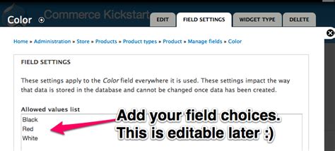 Product Attributes And Variations Drupal Commerce
