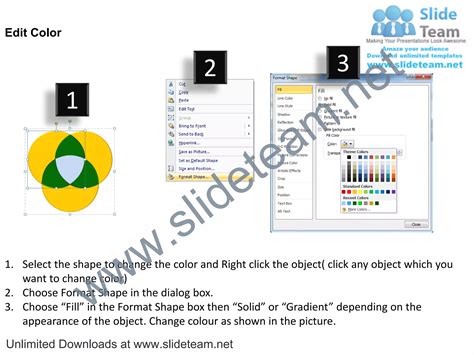 Three Circle Venn Diagram Powerpoint Diagrame Templates PDF