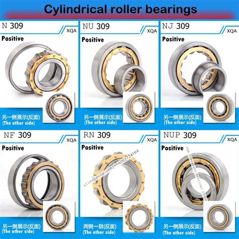 Free Shipping 45x100x25 Mm Cylindrical Roller Bearings Nj309 Nu309 N309