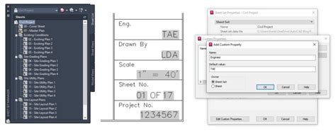 Sheet Set Custom Properties In AutoCAD Tuesday Tips With Frank