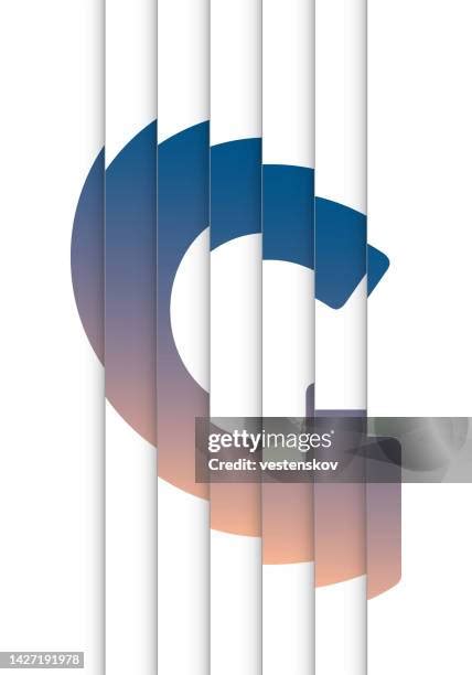 Contemporary Stylish Cut Slice Typography Vector Illustration High Res