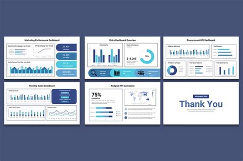 Kpi Dashboard Management Keynote Template Incl Infographic And Chart Envato