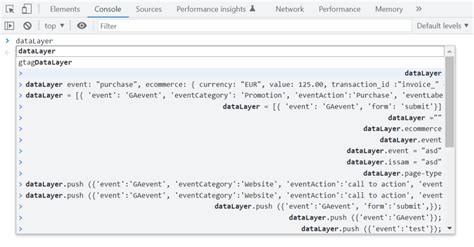 How To Inspect Digital Data Layer In Browser Console
