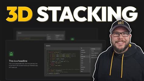how to create stacking cards with css in generateblocks the admin bar