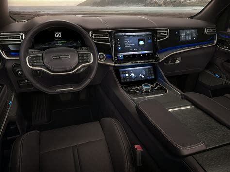 2022 Jeep Grand Wagoneer Interior Dashboard And Touchscreen Overview