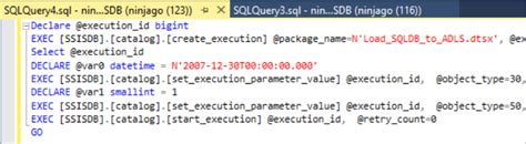 Ssis In Azure 3 Schedule And Monitor Ssis Package Execution Using