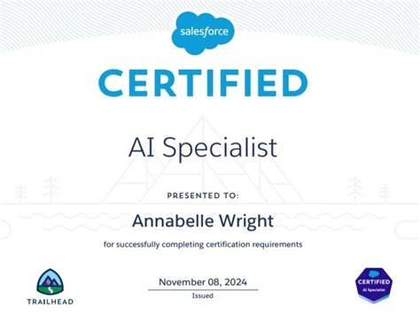 Annabelle Wright On Linkedin Salesforce Aispecialist Trailblazers