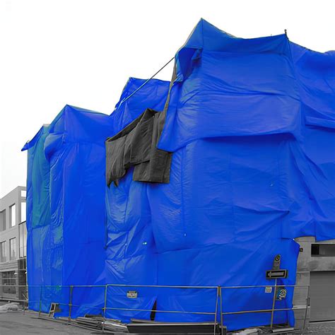 Blue Color 3mm 6mm Concrete Curing Blanket Insulated Curing Blanket Taimei Tarpaulin Shade