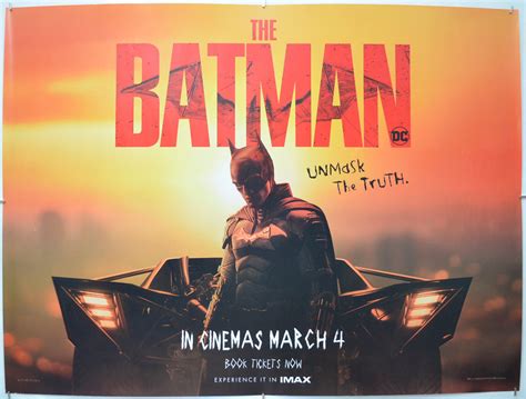 The Batman” Original Quad Poster Film Poster Movie Poster