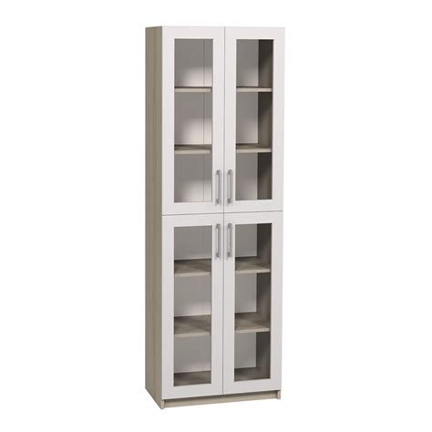 Шафа 4 х дверна з 4 ма скляними дверцятами та полицями Нікан Груп