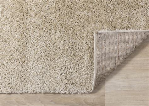 Pascal Beige Shag Area Rug 53 X 77 The Brick