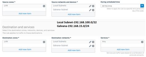subnet issue discussions sophos firewall sophos community
