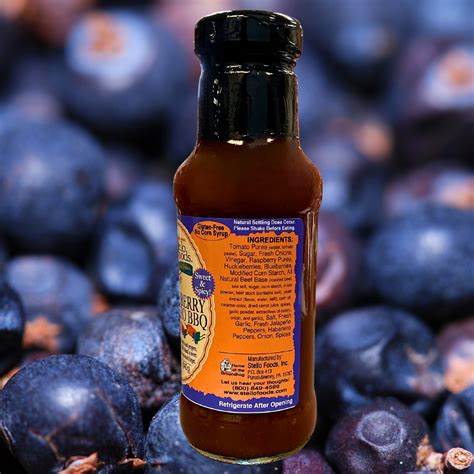 Stello Foods Rosies Huckleberry Habanero Bbq Sauce 12 Oz
