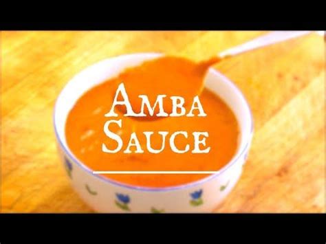 Amba Sauce Recipe Middle Eastern Recipes Eastern Cuisine Jewish