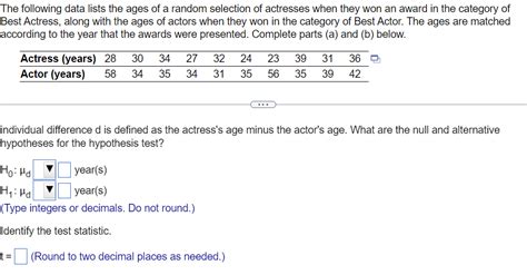 solved the following data lists the ages of a random