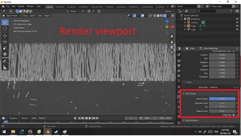 Hair Shape No Change In Solid Viewport CG Cookie