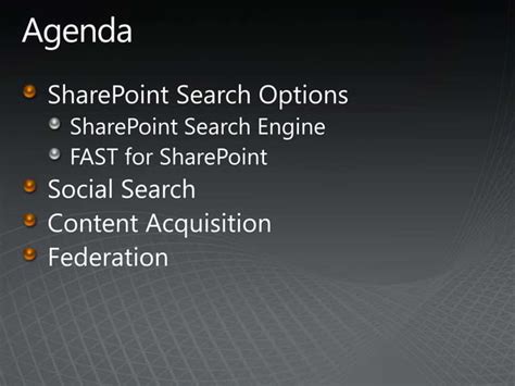 Enterprise Search In Sharepoint 2010 Pptx