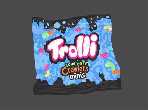 Trolli Gummy Bag Drawing