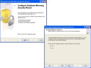 Database Mirroring Setup PPT