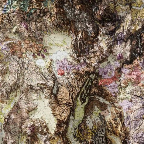 Oregon Map Relief Map Geoartmaps