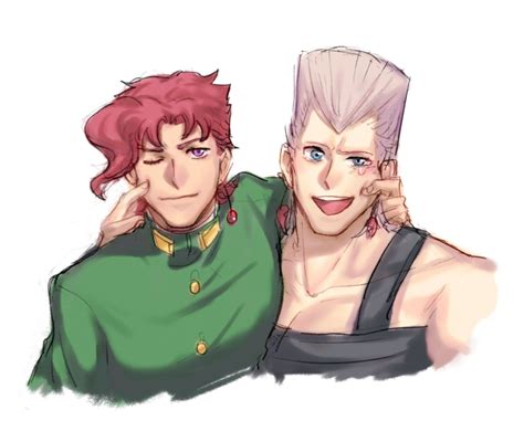 Safebooru 2608337875 2boys Arm Around Shoulder Blue Eyes Cheek Poking