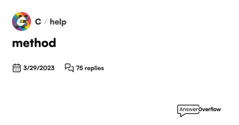 Method C