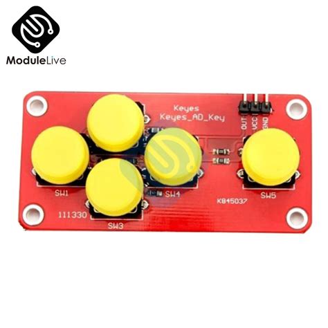 Ad Keyboard Simulate Five Key Module Electronic Blocks Analog Button 5