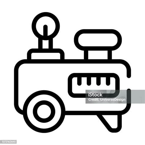 공기 압축기 얇은 라인 아이콘 공기 건설 개념 격리 윤곽 기호에서 산업 선형 아이콘 웹 디자인 및 앱에 대한 벡터 그림 기호 요소입니다 0명에 대한 스톡 벡터 아트 및 기타