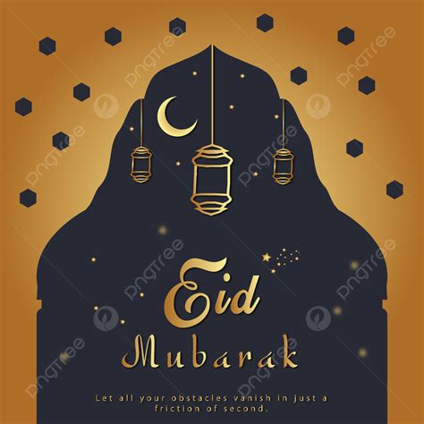 Eid 무바라크 벡터 황금 배경 디자인입니다 Eid 무바라크 이드 무바라크 벡터 이드 무바라크 소원 배경 일러스트 및 사진