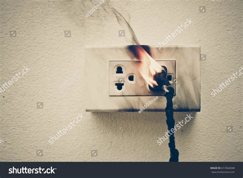 Electricity Short Circuit Electrical Failure Resulting Stock Photo Shutterstock
