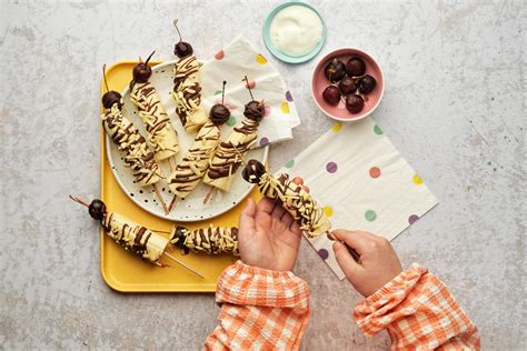 Banana Split Pops Desserts Coopch