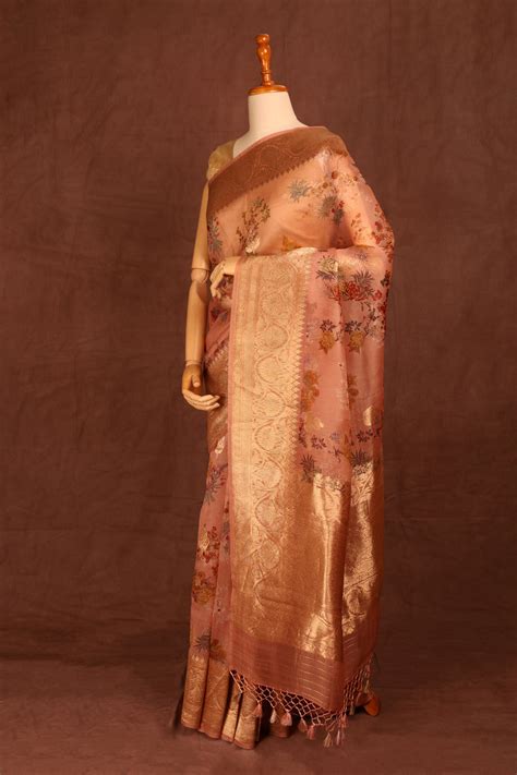 Blush Organza Saree