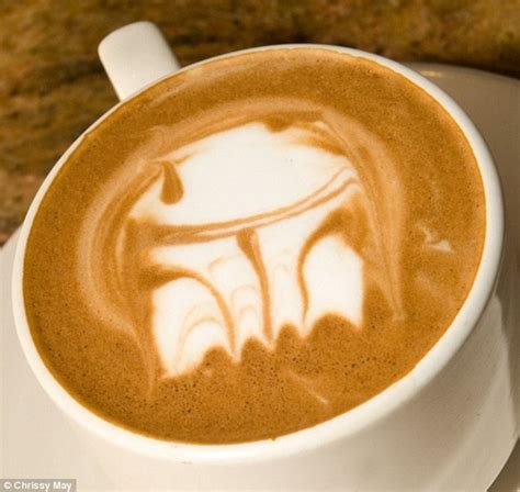 Boba Fett Latte Coffee Art Latte Art Latte