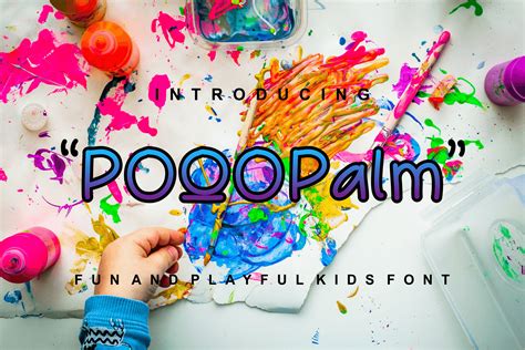 Poqo Palm Font by zerologicstudio · Creative Fabrica