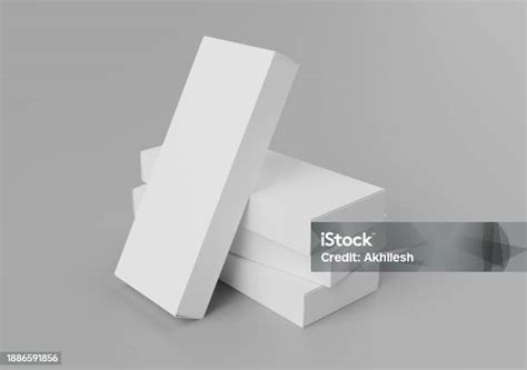 얇은 빈 흰색 상자 모형 스택 업 3d 일러스트 레이 션 상자에 대한 스톡 사진 및 기타 이미지 상자 원형 모형 Istock