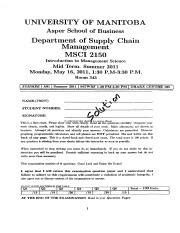 Midterm Without Answers Pdf Course Hero