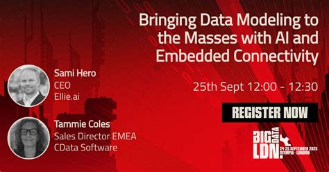 Bigdataldn Datamodeling Ai Aistrategy Datasuccess Ellieai Cdata Software