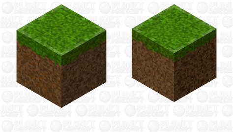 aggressive floating grass block minecraft mob skin