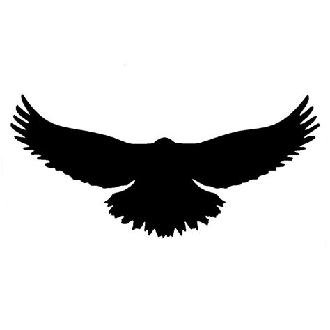 Really Great Stencils Crow Wingspan Stencil 6x6 Background Bird