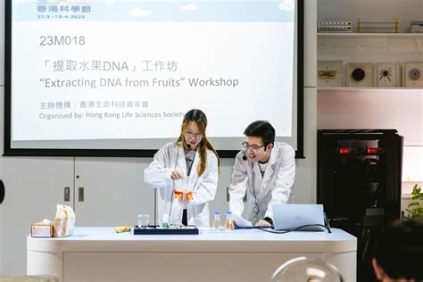 Workshop Highlight Extracting Dna From Fruits Hklss