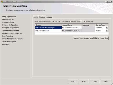 Manual Installation Of Microsoft Sql Server 2008 R2 Express On The