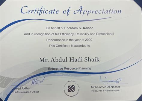 Today Officially Marks 59 Years At Ebrahim Khalil Kanoo Bsc C I